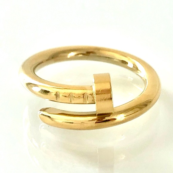 Jewelry | Gold Nail Ring Band | Poshmark